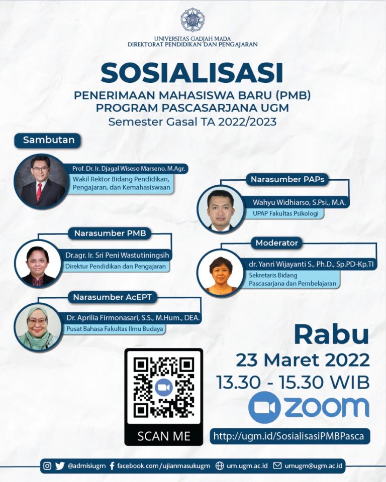 Sosialisasi Penerimaan Mahasiswa Baru Program Pascasarjana Universitas ... Sosialisasi Penerimaan Mahasiswa Baru Program Pascasarjana Universitas ...